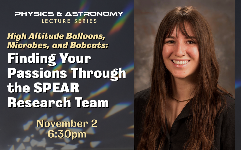 Physics and Astronomy Lecture "High Altitude Balloons, Microbes, and ...