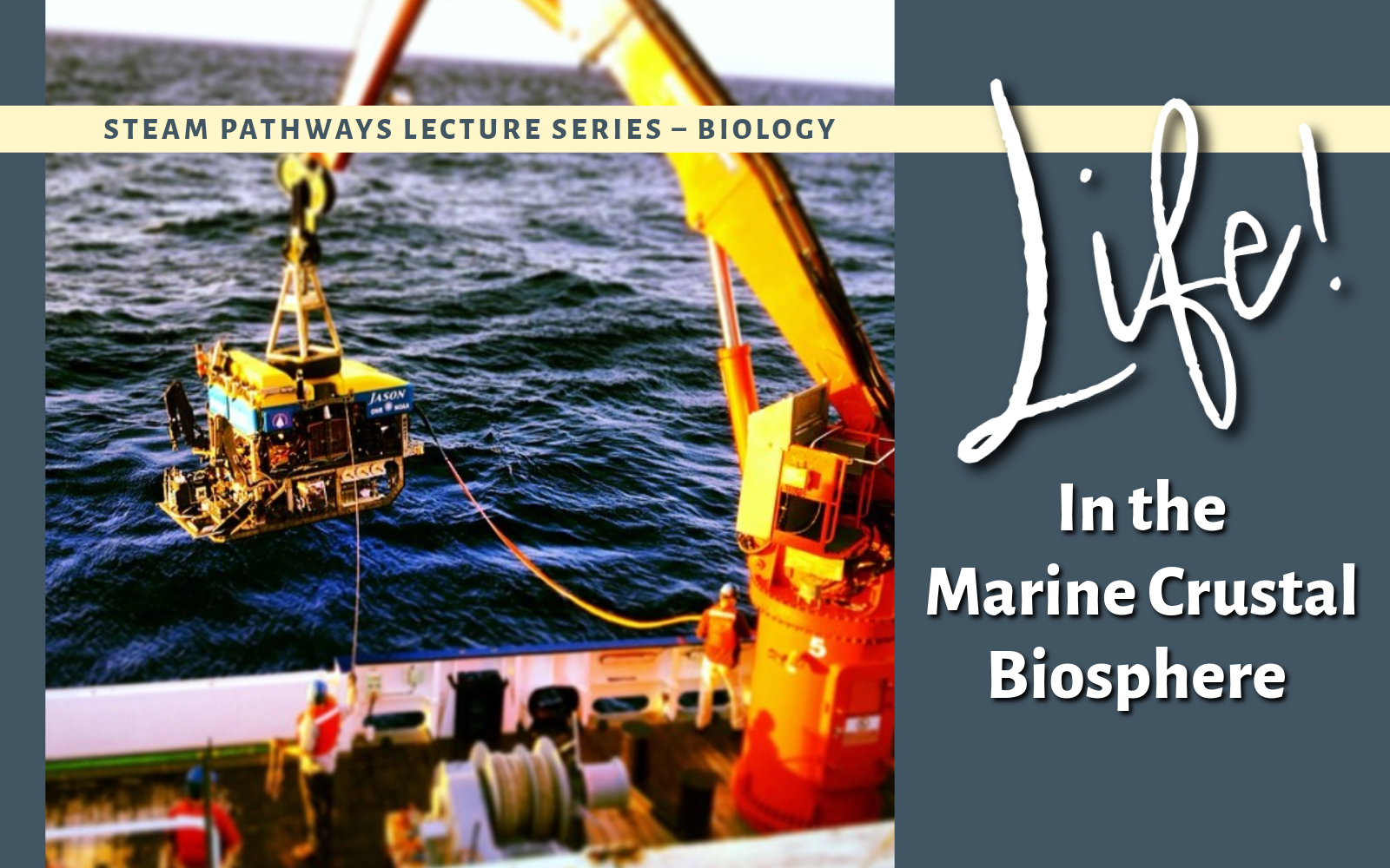 Life in the Marine Crustal Biosphere – US Science Support Program Ocean Discovery Lecture – Nov ...
