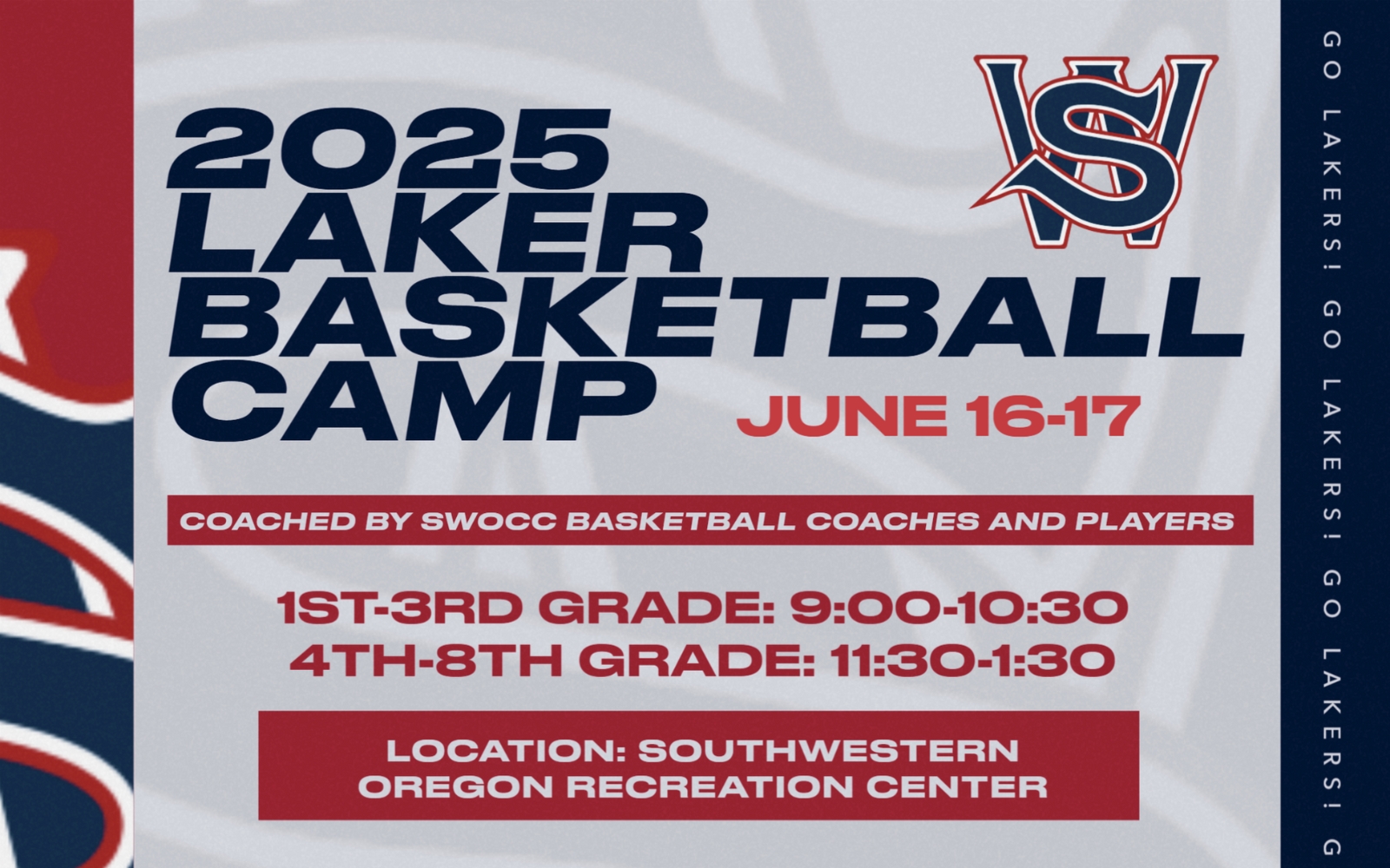 Laker Basketball Camp 2025 - Southwestern Oregon Community College
